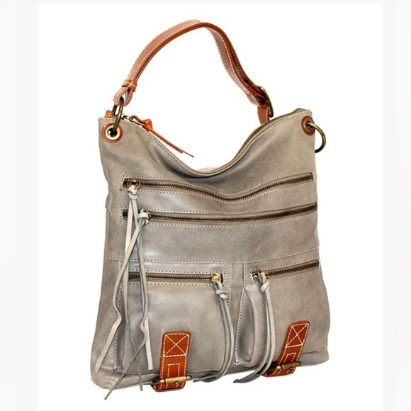 Nino BOSSI | Bags | Stone Coronado Leather Crossbody Bagnino Bossi ...
